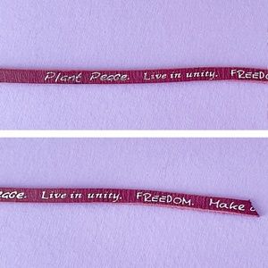 Humanity For All | Jewelry | Humanity For All Wrap Bracelet Dark Pink ...